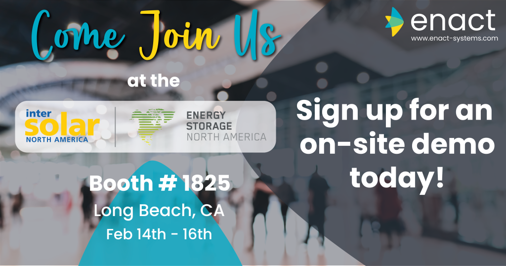 Catch Enact Systems at Intersolar North America - ENACT