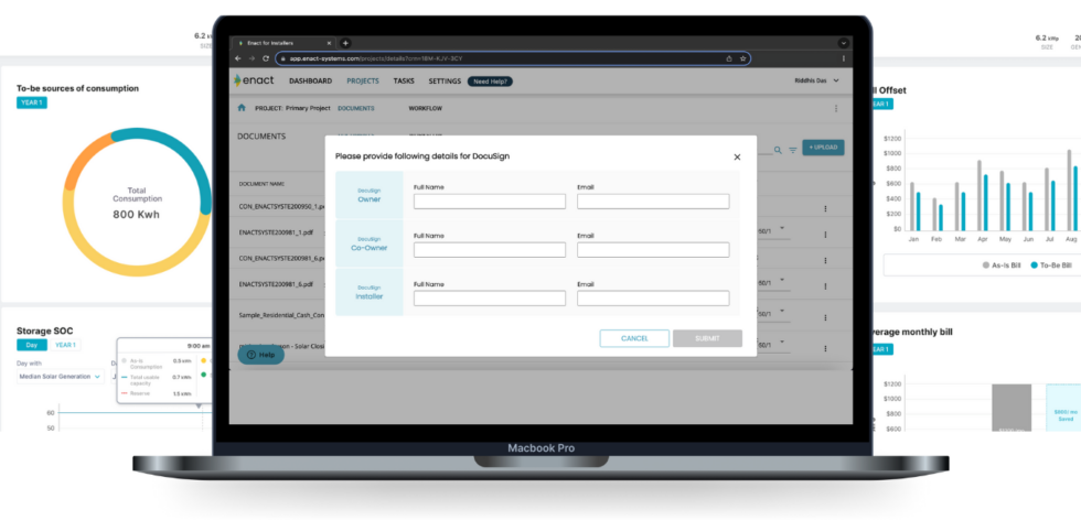Solar Proposal Sales Software Enact