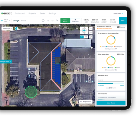 Solar Design Software - Solar Panel Design Tool | Enact